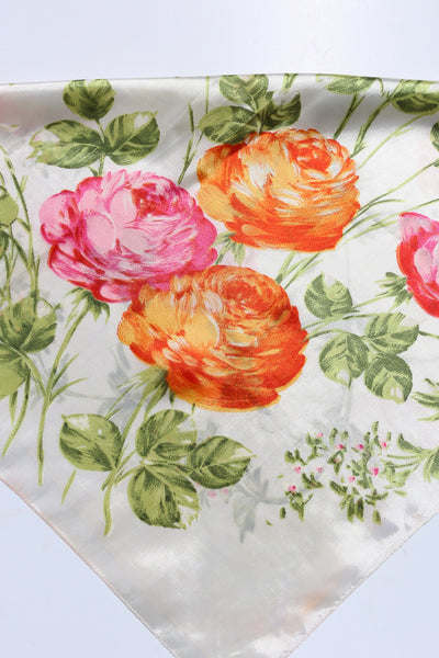 Silky Roses in Bloom Head Scarf - Vegan | Sustainable Hair Accessories ...